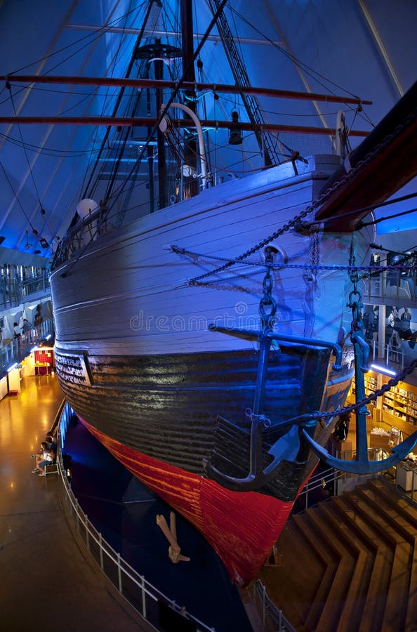 The Polar Ship Fram editorial stock image. Image of display - 77196329