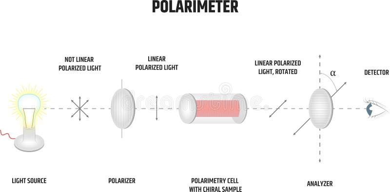 Schematic Diagram Of A Typical Polarimeter Polarimeter Princ