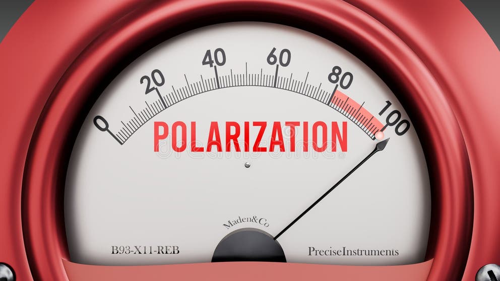 Polarization that is Hitting a Full Scale, Showing a Very High Level of ...