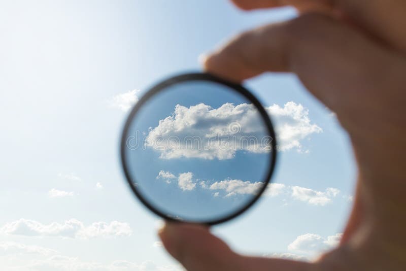 Polarizing Filter for Camera Stock Photo - Image of business, light ...