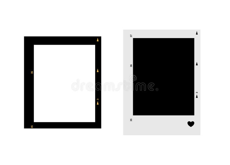 Polaroid photo frame stock vector. Illustration of circle - 382699293