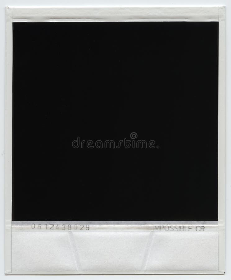 Dirty Polaroid Frame Back stock image. Image of black - 29799815