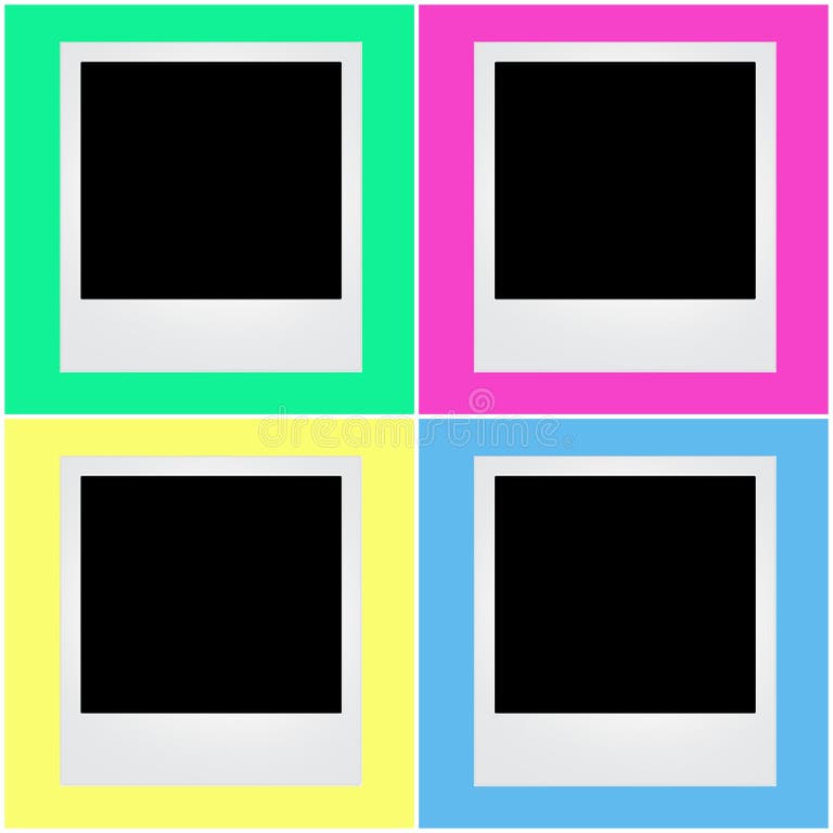 Rectangle Polaroid Frame Stock Illustrations – 273 Rectangle Polaroid ...