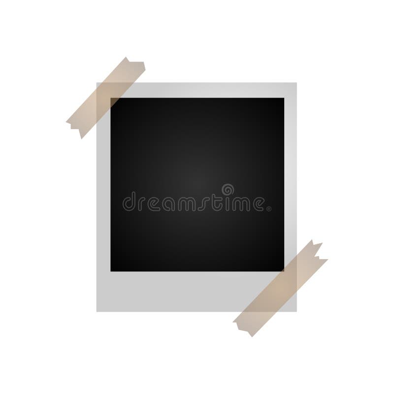 Polaroid Frame Photo Template Design Stock Vector - Illustration of ...