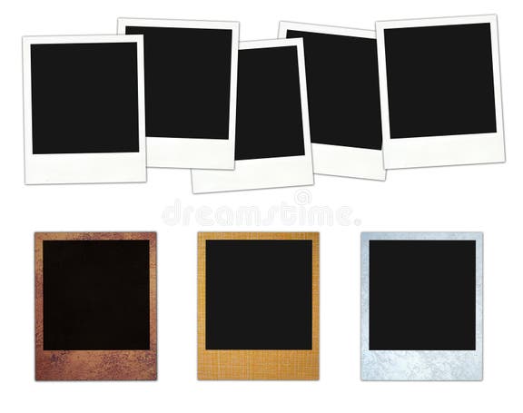 Polaroid frames set stock illustration. Illustration of album - 3793581