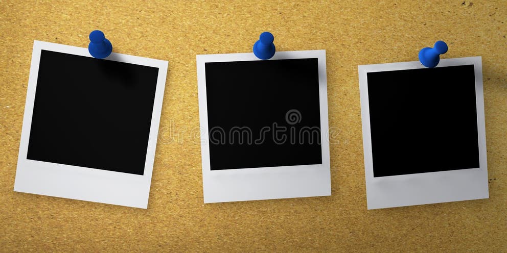 Blank Polaroid Pinned Stock Illustrations – 71 Blank Polaroid Pinned ...