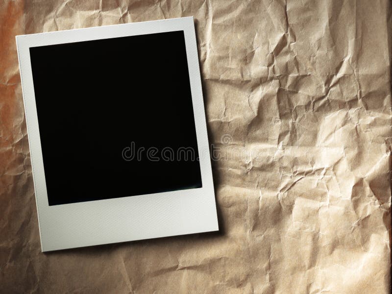 Polaroid style photo frame stock photo. Image of vintage - 33407190