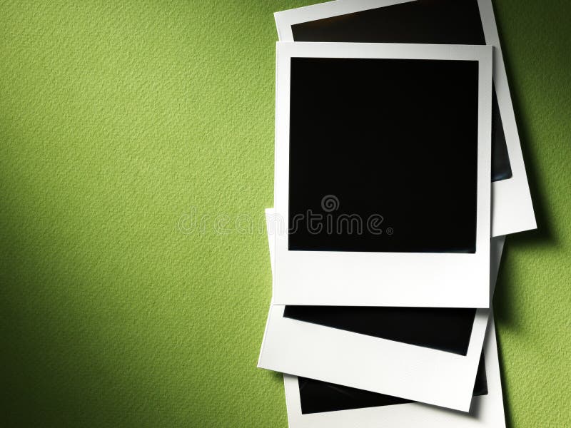 Polaroid style photo frame stock photo. Image of edge - 33407194