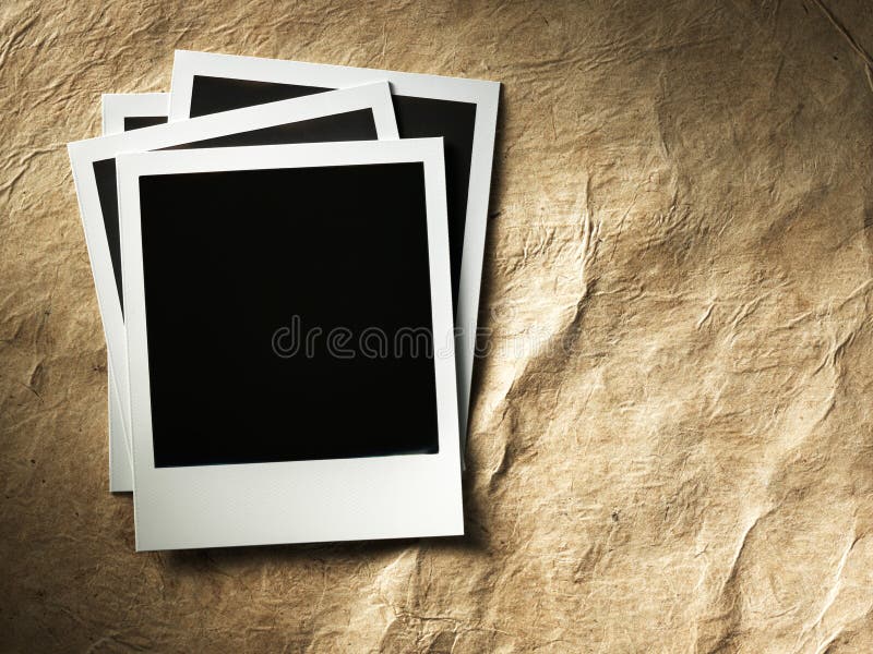 Polaroid style photo frame stock image. Image of scrapbook - 33407201