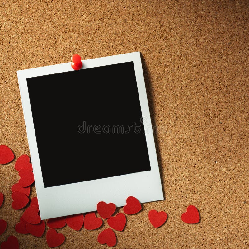 Polaroid style photo frame stock image. Image of design - 48874903