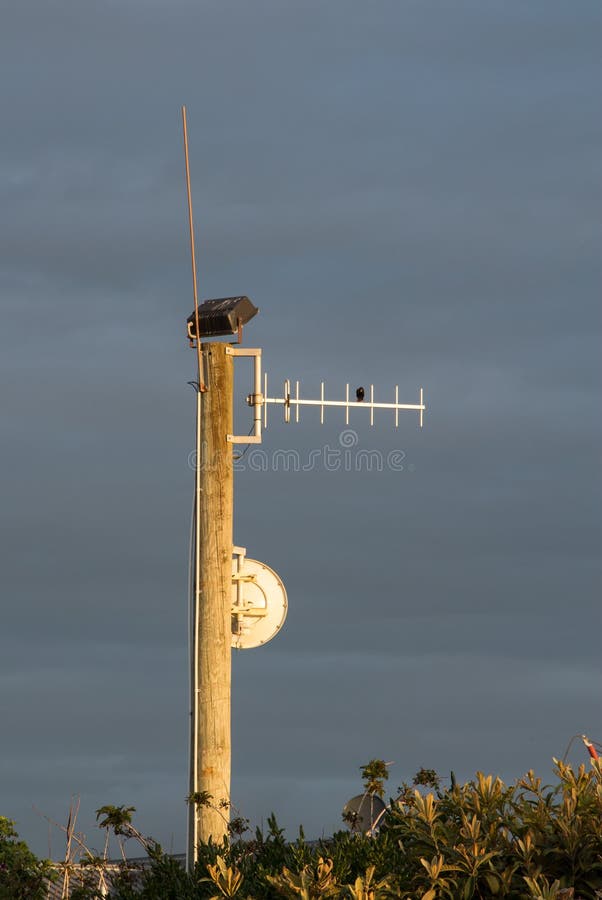 Pole Arial stock photo. Image of pole, received, antenna - 34235422