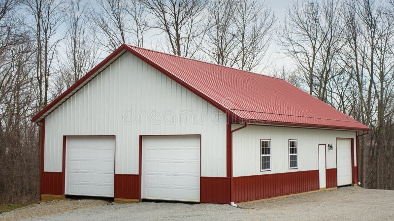 Pole Barn stock photo. Image of building, construction - 117917096