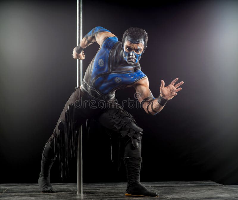 On the Pole Bodyart Sub-Zero Stock Photo - Image of dance, costume ...