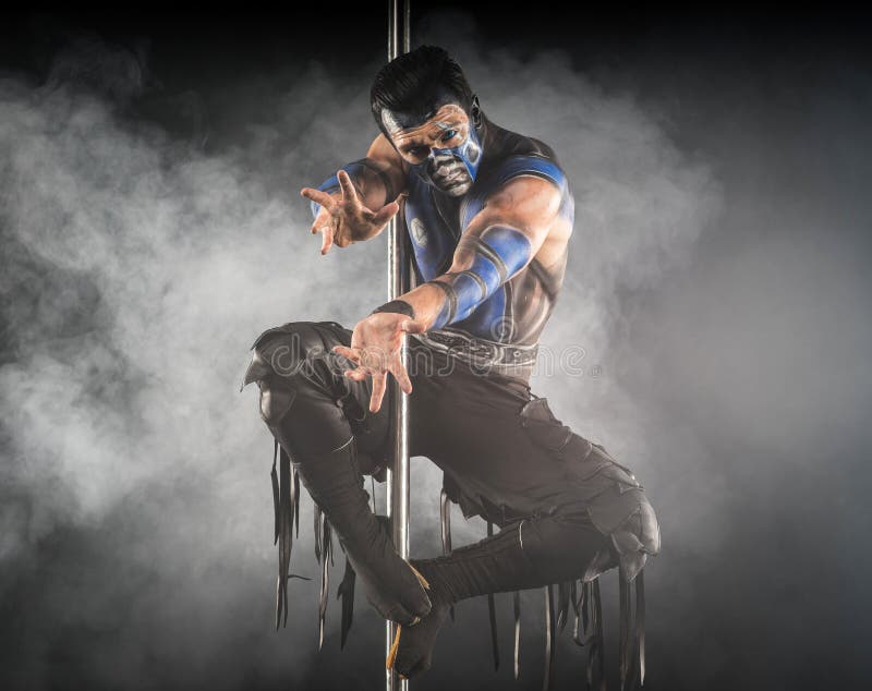 On the Pole Bodyart Sub-Zero Stock Image - Image of caucasian, elegance ...