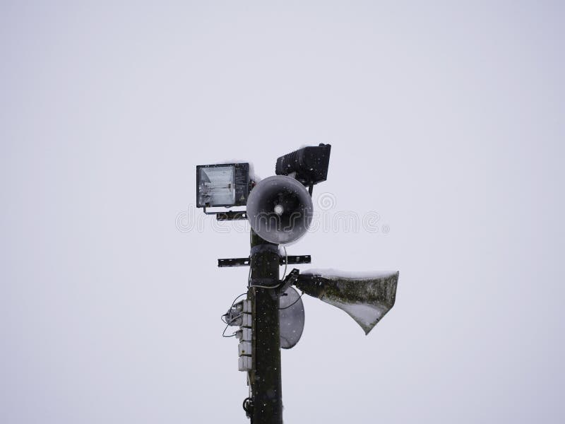Light Top Electric Pole Camera Flashing Stock Photos - Free & Royalty ...