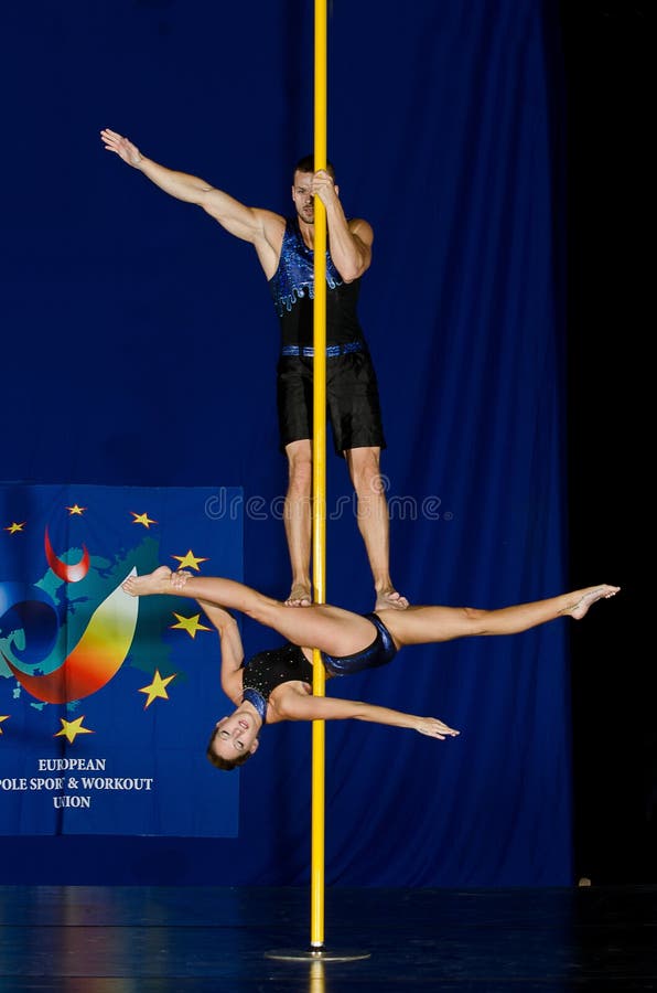 POLE DANCE CHAMPIONSHIP - Doubles Editorial Photography - Image of ...