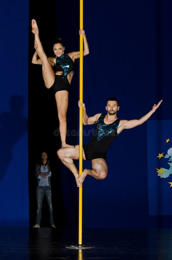 POLE DANCE CHAMPIONSHIP - Doubles Editorial Stock Photo - Image of ...