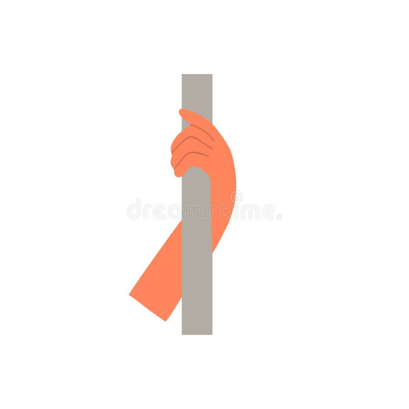 Pole Dance Concept. Basic One-handed Twisted Grip Stock Vector ...