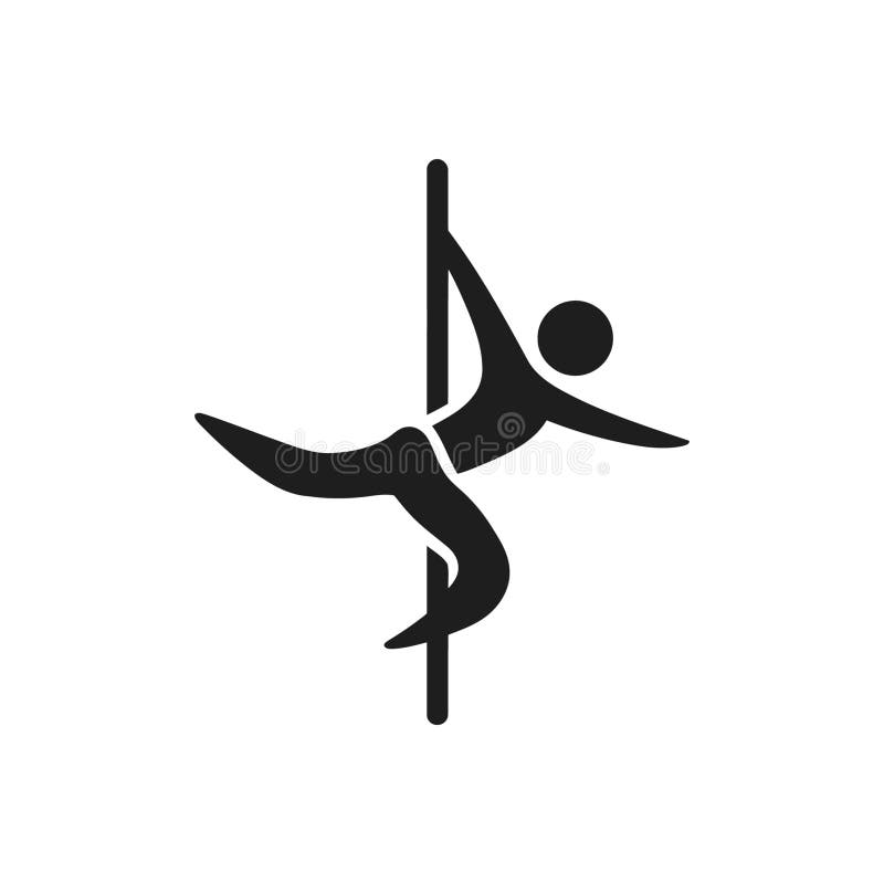 Pole Dance Icon stock vector. Illustration of movement - 361856621