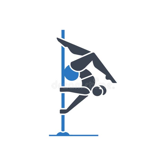 Pole Dance Icon stock vector. Illustration of sport - 374473653