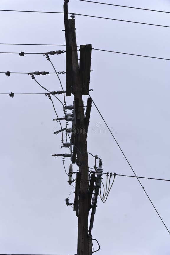 Pole and Lines stock photo. Image of outside, outdoors - 38375478