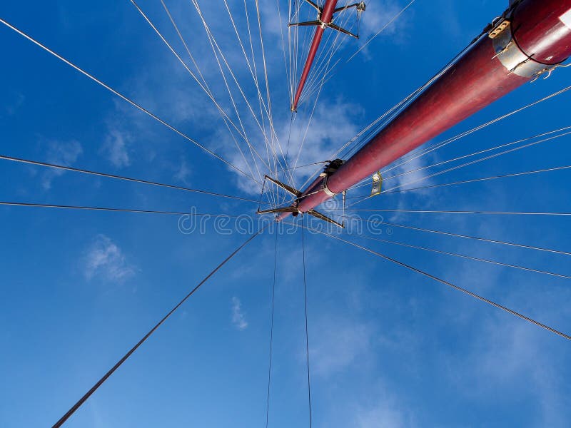 Pole of sailing ship stock photo. Image of wood, malta - 97509984