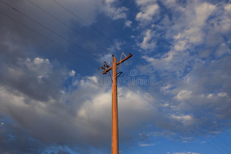 Pole and Sky stock photo. Image of pole, horizon, mast - 333536076