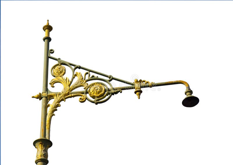 Pole streel light isolated stock image. Image of light - 84043235