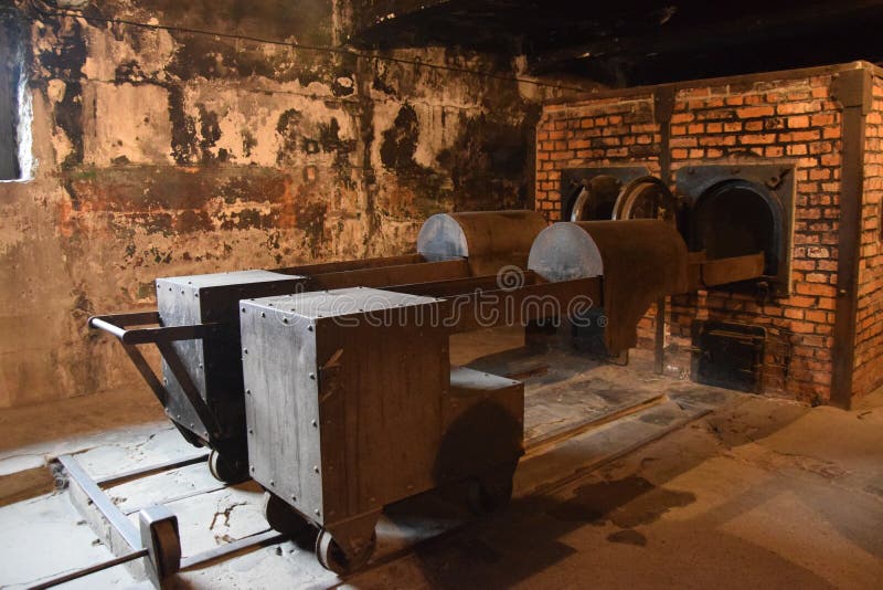 Het Weergeven Van Polen Auschwitz-Birkenau 19-september 2018 Van De ...