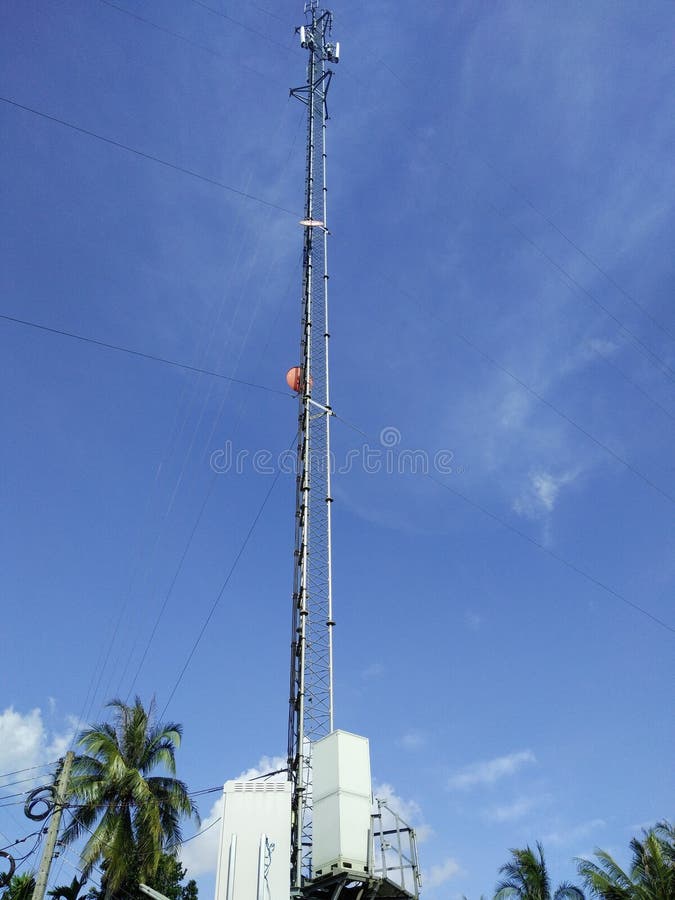 Poles Communications Network Stock Photo - Image of antenna, mobile ...