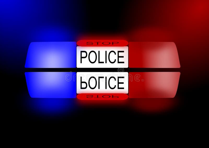 Police stock vector. Illustration of safety, line, portrait - 12443378