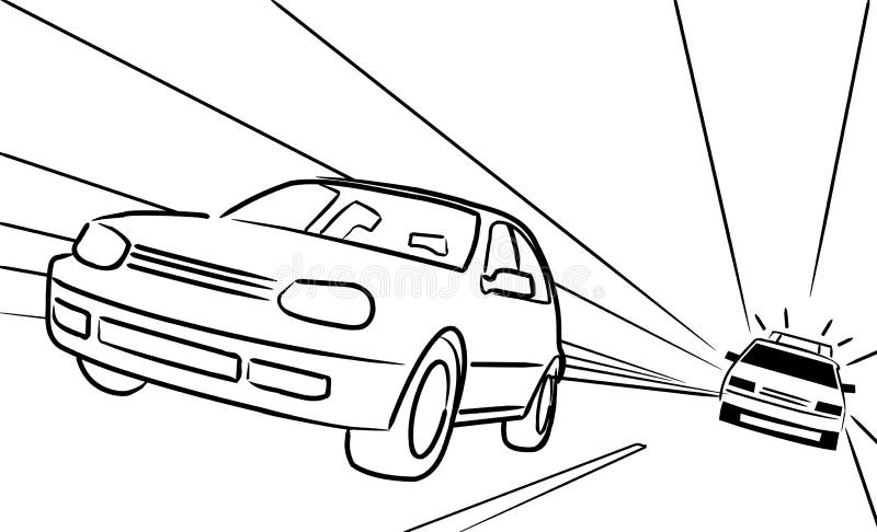 Car Chase Cartoon Stock Illustrations – 300 Car Chase Cartoon Stock ...