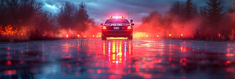 Police Background Banner - Minimalist Design for Official Use Stock ...