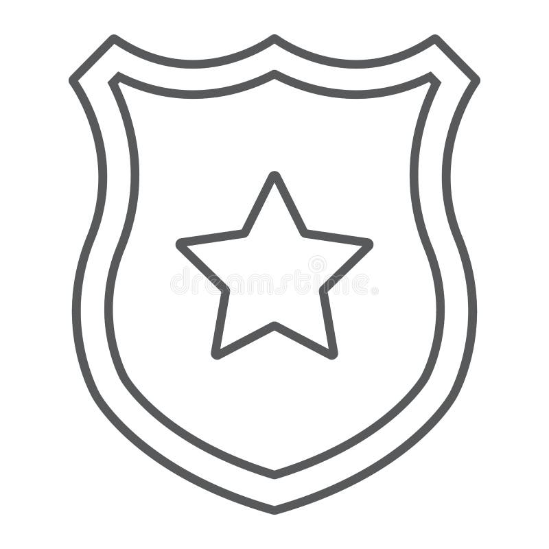 Police Badge Outline