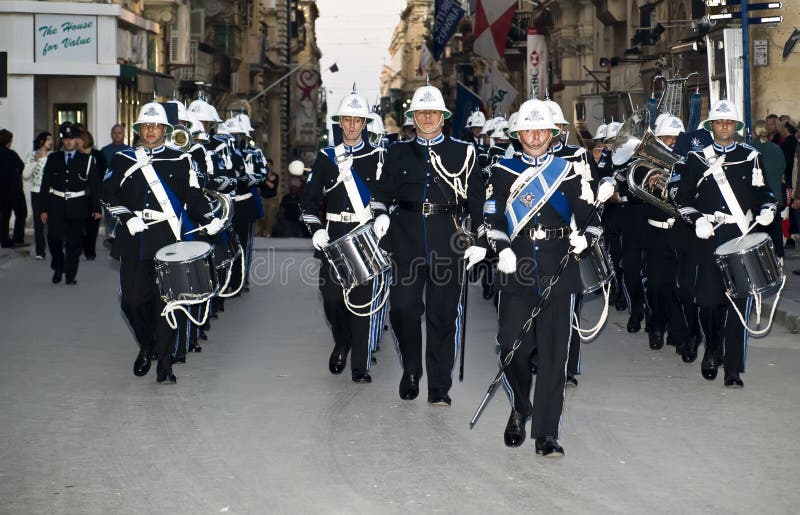 Police Band. editorial stock photo. Image of singing - 49363938