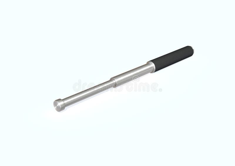Police baton stock illustration. Illustration of truncheon - 13303364