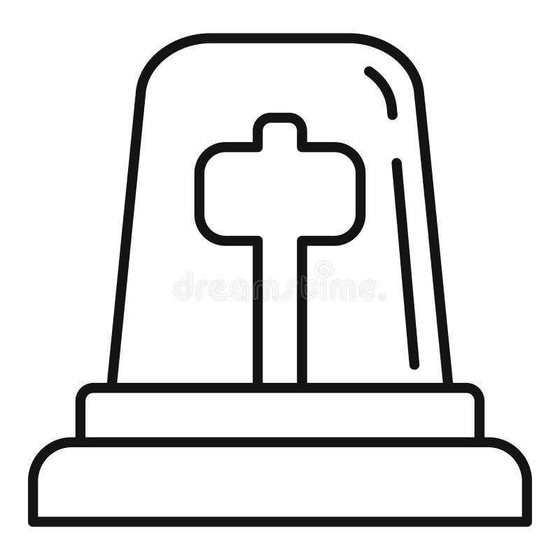 Car Beacon on Outline Icon in Neon Style. Elements of Car Repair ...