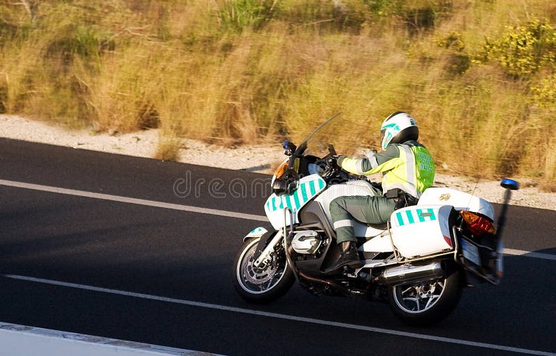 Police Biker In Hot Pursuit Stock Photo - Image of police, agility: 9214354