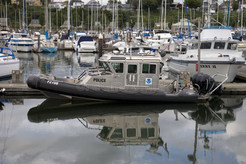 State Law Enforcement Police Boat Stopping a Boat Editorial Photo ...