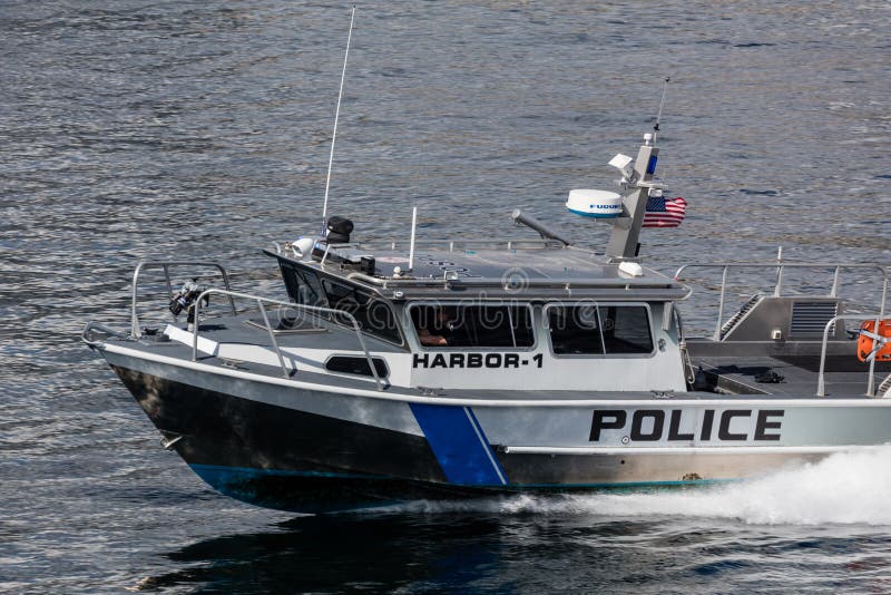 Police Boat editorial stock image. Image of american - 74815944