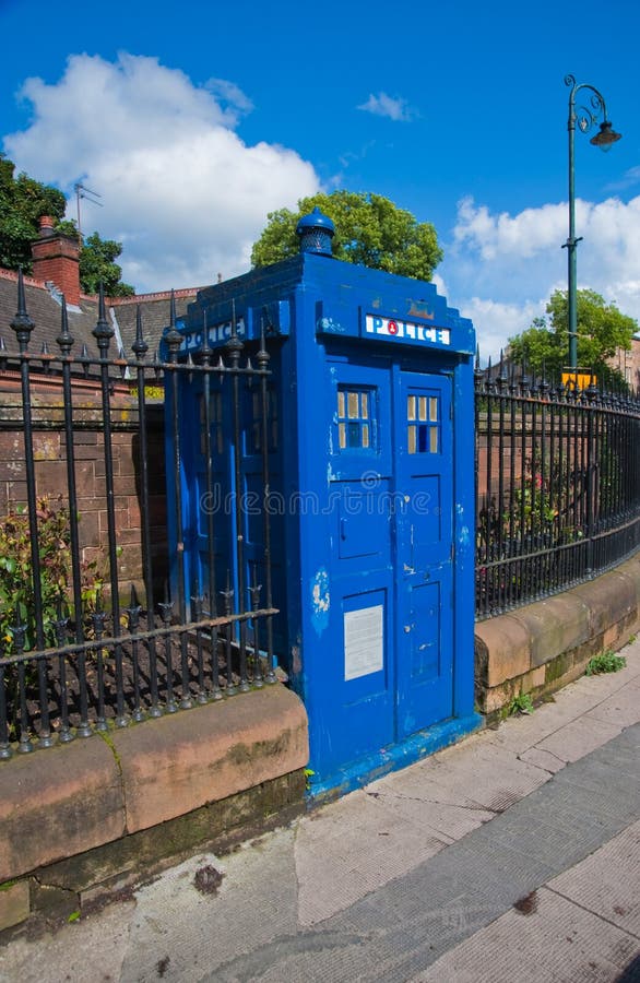 Police box stock photo. Image of kingdom, scotland, telephone - 11014926