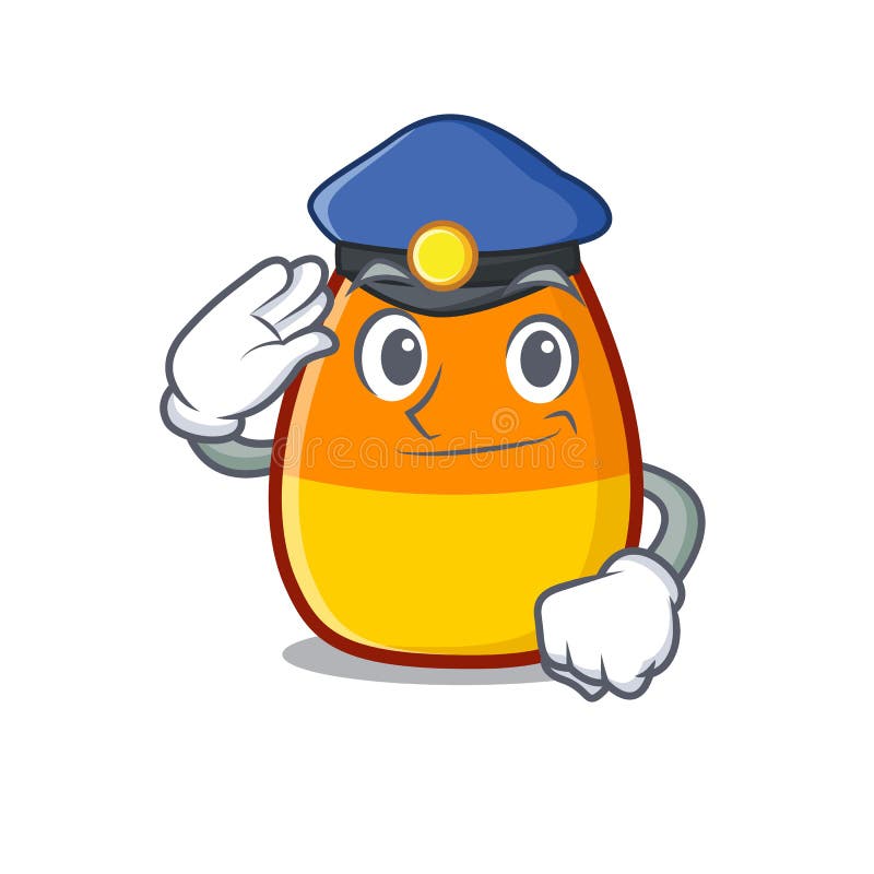 Police Corn Chowder in a Cartoon Bowl Stock Vector - Illustration of ...