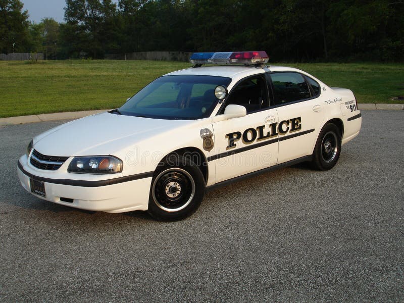 Police car stock photo. Image of white, police, enforcement - 6817428