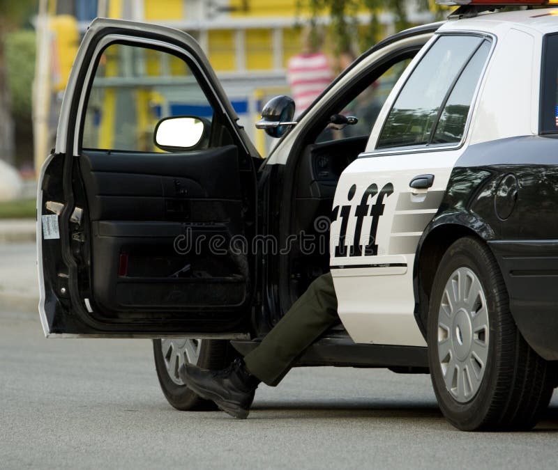 Police car stock photo. Image of public, freeway, safety - 9329596