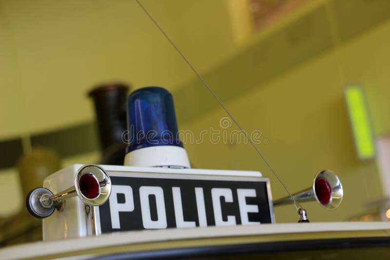 Police Car editorial stock photo. Image of vintagecar - 94029573
