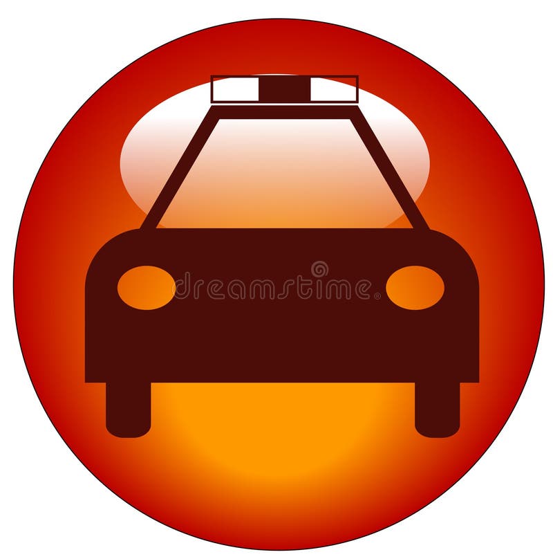 Police car icon stock vector. Illustration of sheriff - 6016943