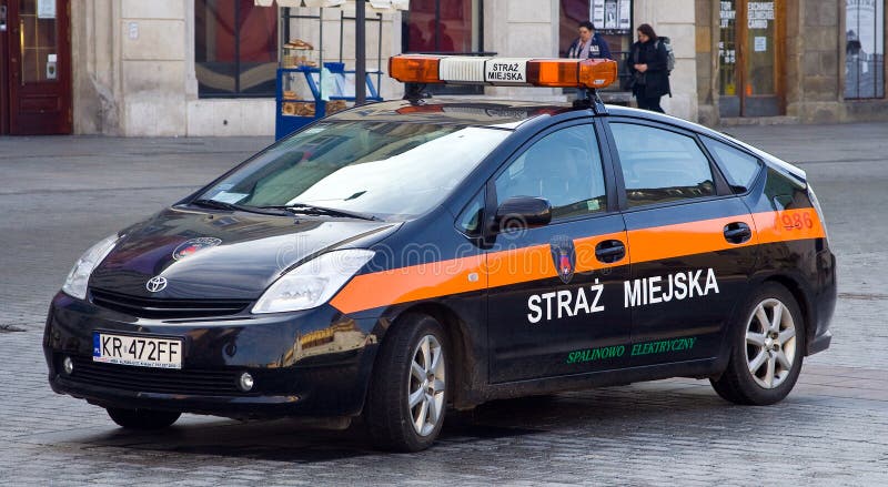 Police car in Poland editorial stock image. Image of straz - 20798924