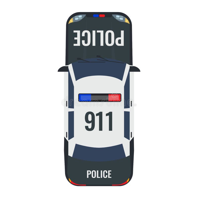 Police Car Top View Stock Illustrations – 726 Police Car Top View Stock ...