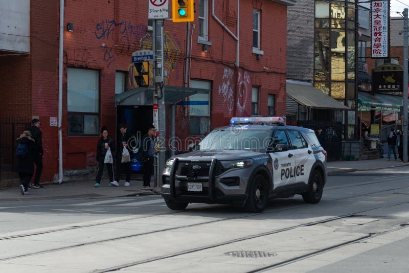 Police car in Toronto editorial photo. Image of editorial - 311955931