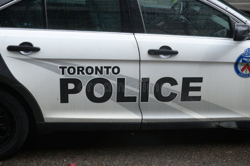 Police car in Toronto editorial image. Image of automobile - 315947760